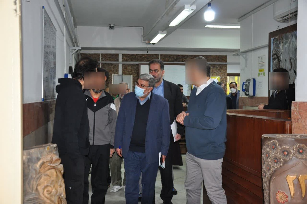 مدیرکل نظارت بر زندانهای دادستانی کل کشور از بازداشتگاه اوین بازدید
